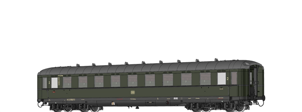 Brawa 51052 Passenger Coach B4e Db Dc Scalology Ltd