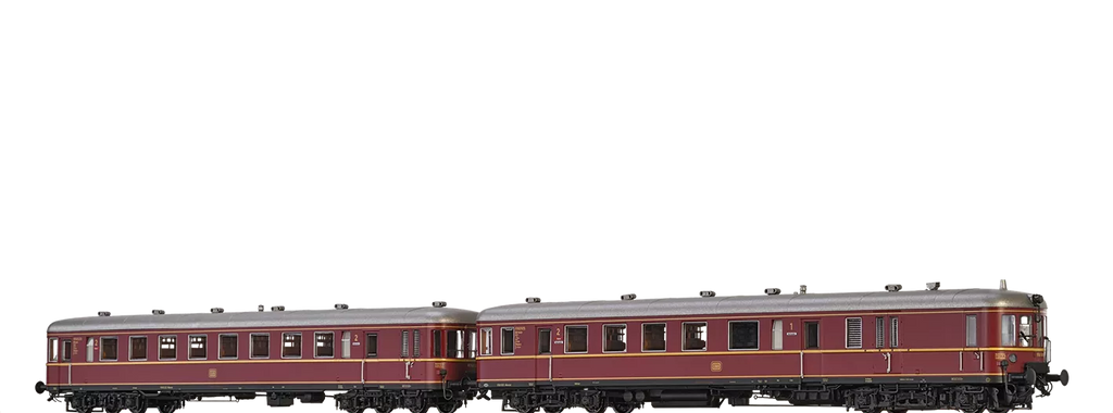 Brawa 44726 Diesel Railcar BR VT60 5 and Trailer VS145 DB DC Digital ...
