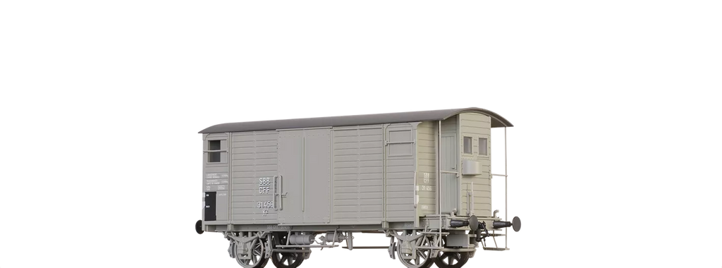 Brawa 47899 Covered Freight Car K2 SBB – Scalology Ltd.