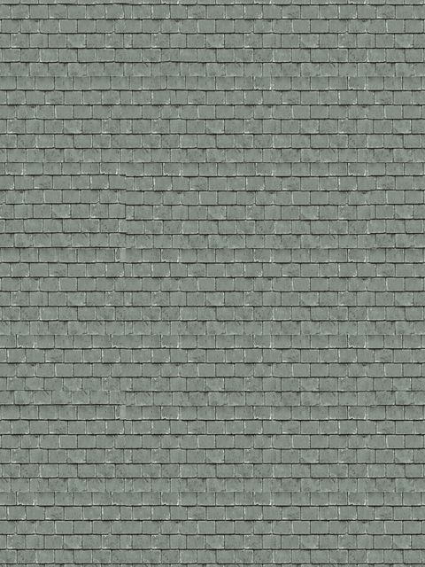 Scenic Brick / Building Papers - Roof Tiles Green (BM61) – Scalology Ltd.