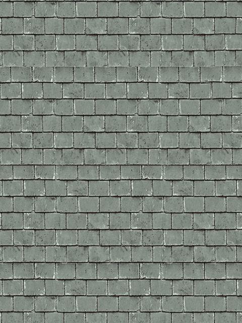 Scenic Brick / Building Papers - Roof Tiles Green (BM61) – Scalology Ltd.