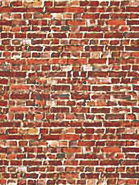Scenic Brick / Building Papers - Red Brick - Dark (BM08C) – Scalology Ltd.