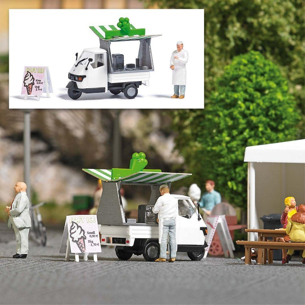 Busch 7991 Piaggio Ape Soft ice cream – Scalology Ltd.