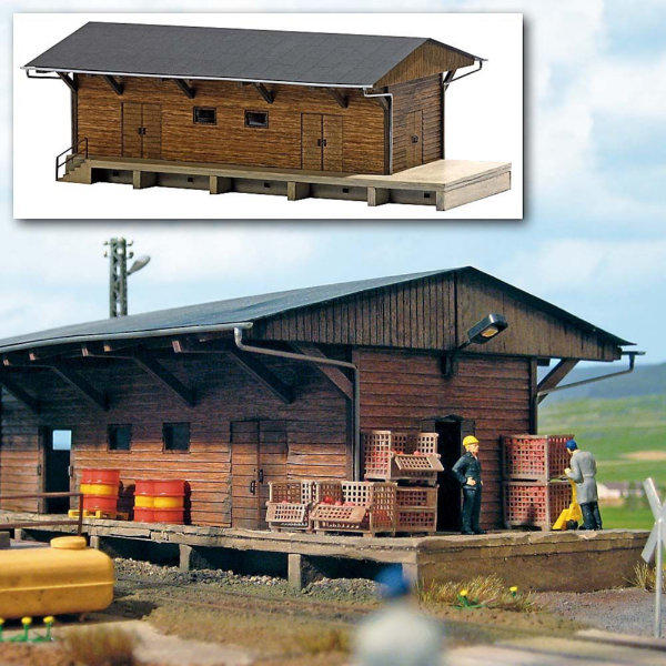 Busch 1421 Freight Shed – Scalology Ltd.
