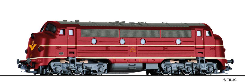 Tillig 04545 Diesel locomotive class MY of the DSB – Scalology Ltd.