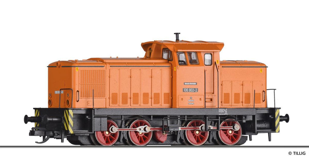 Tillig 96330 Diesel locomotive class 106 of the DR – Scalology Ltd.